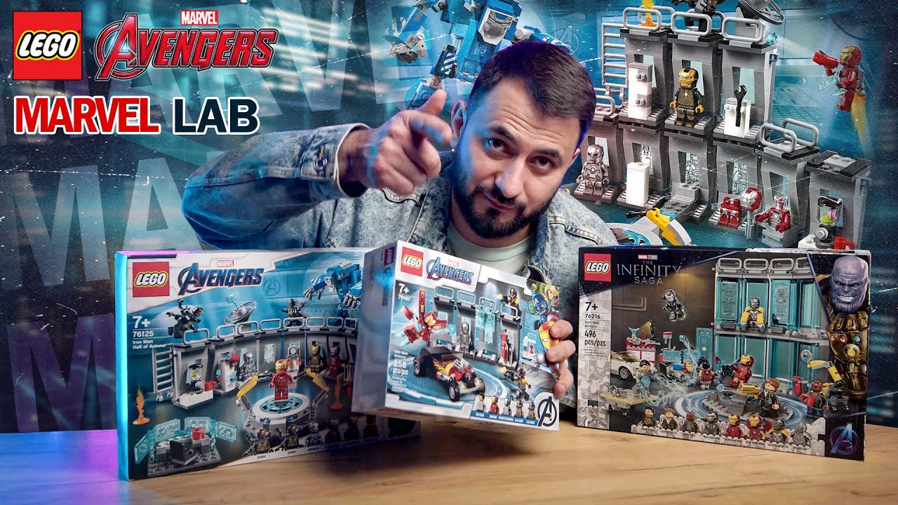 Lego: Iron Man's Laboratory. Review and assembly of the three sets ...