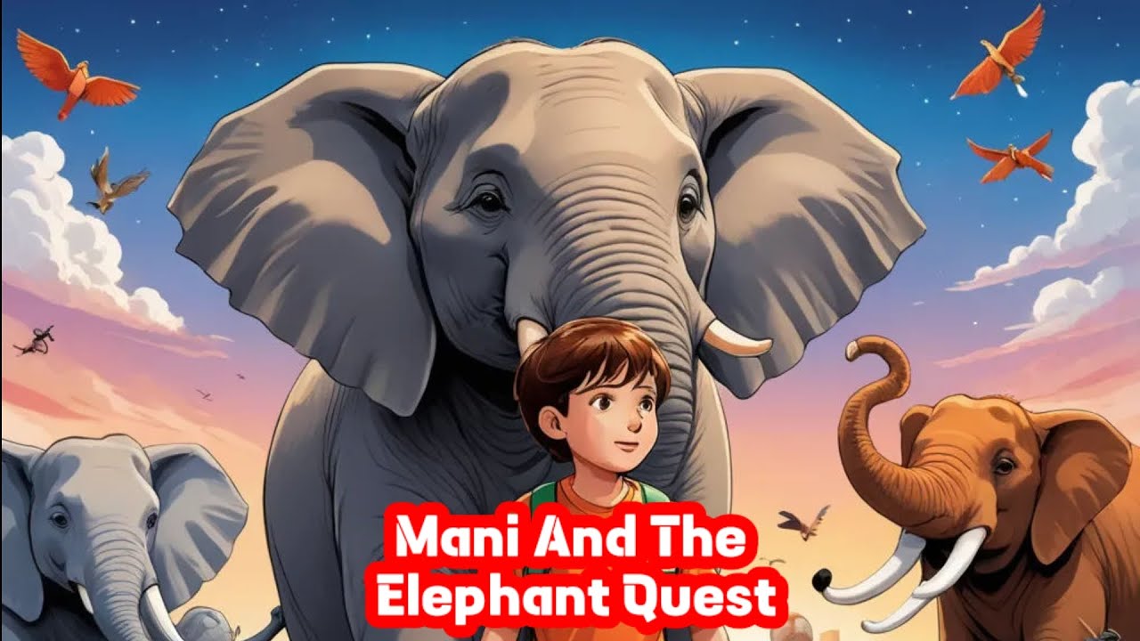 Mani And The Elephant 🐘Quest | Moral Stories 2024 | English Stories # ...