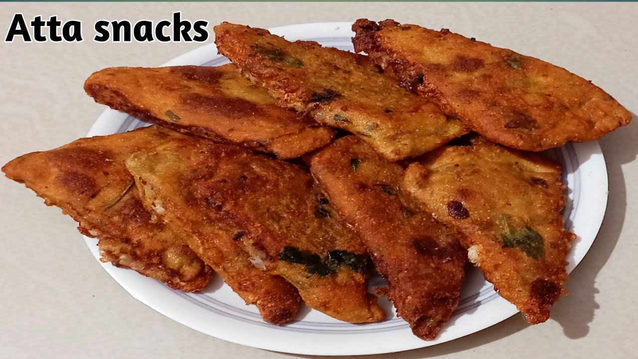 Simple and easy atta snacks recipes|Indian atta snacks recipes for ...