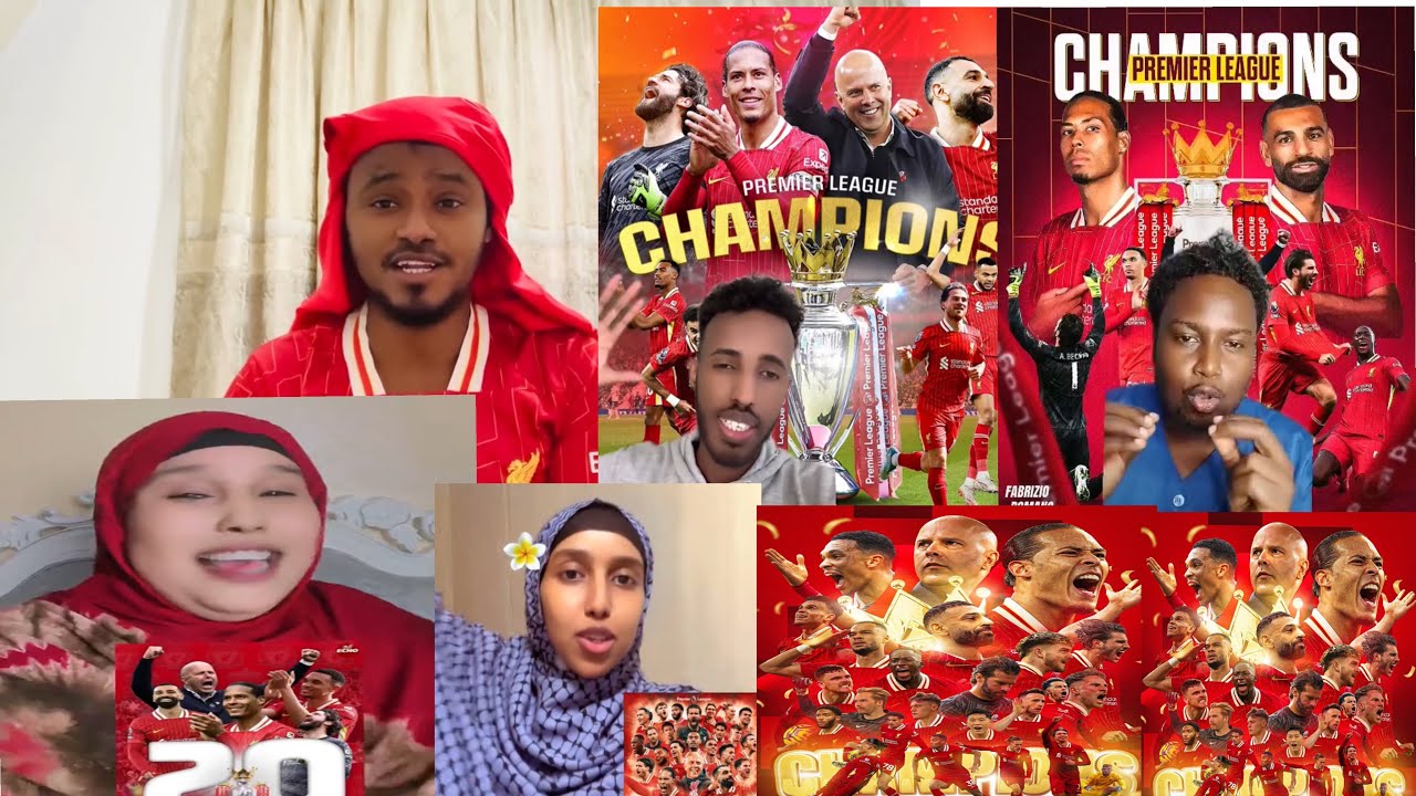 HAMBAALYO HAMBAALYO KOOXDA LIVERPOOL IYO TAAGEYRAAYASHOODA🏆 ️🙌 ...