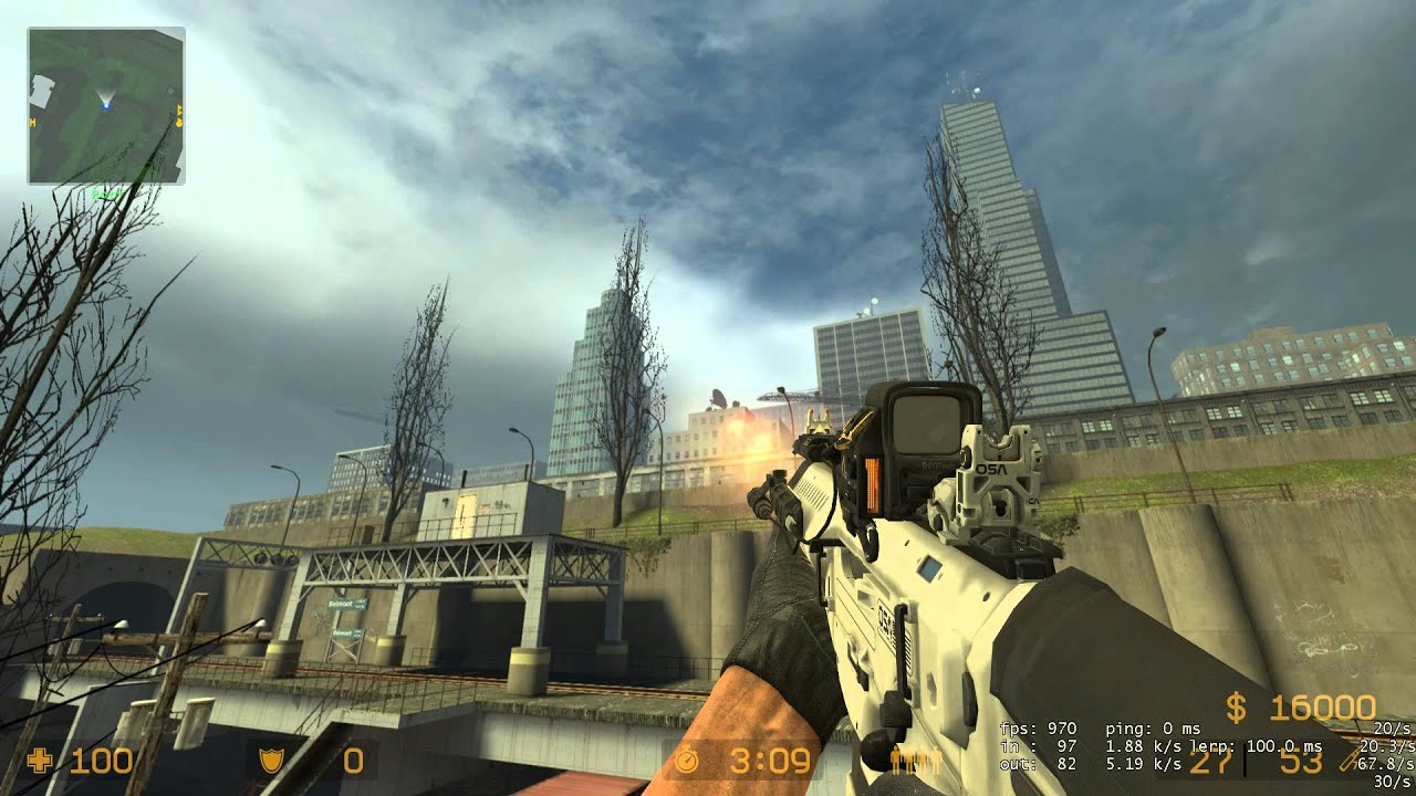 (WIP) COD: Ghosts ARX-160 - Ingame Test (CSS) - YouTube