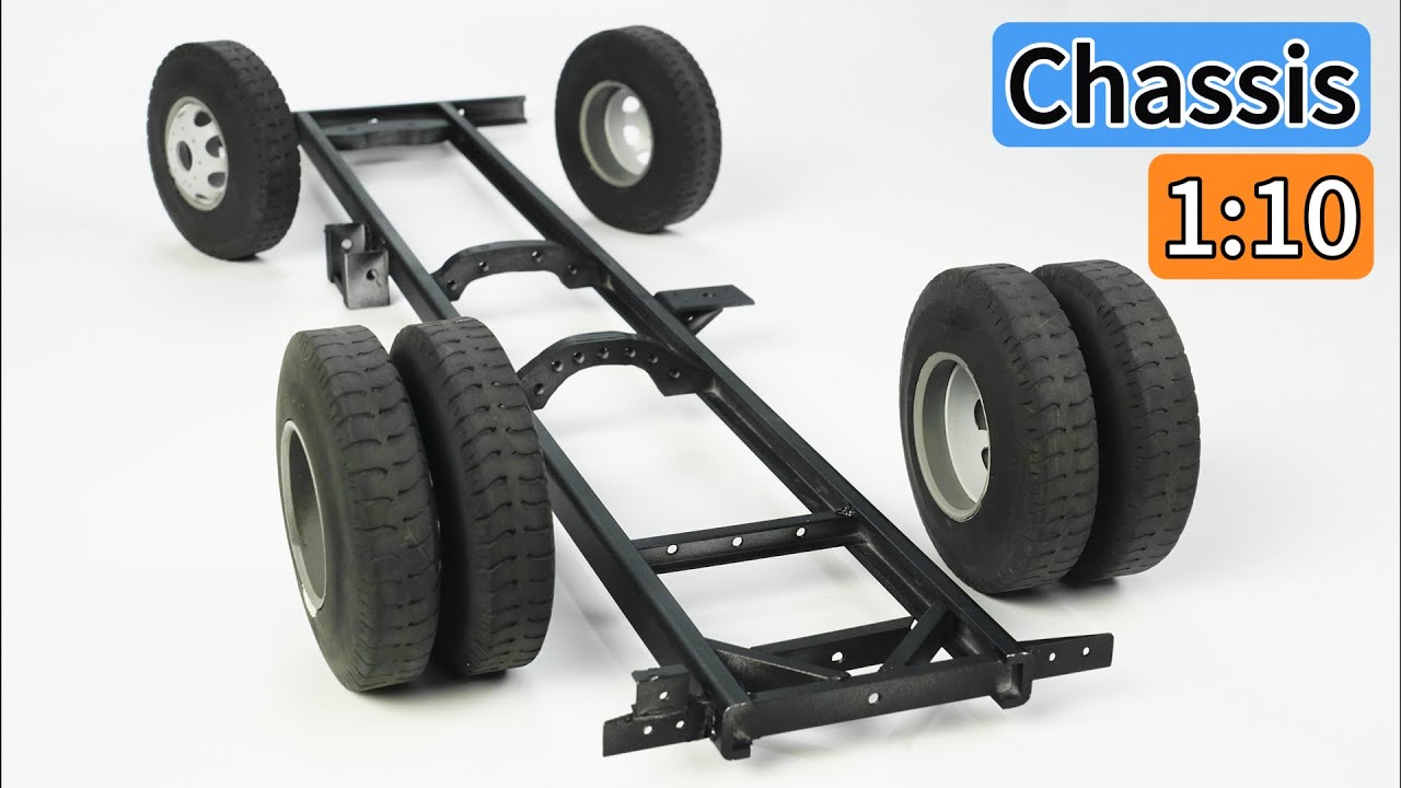 How To Make RC Truck Chassis At Home | DIY RC Truck From PVC And Metal ...