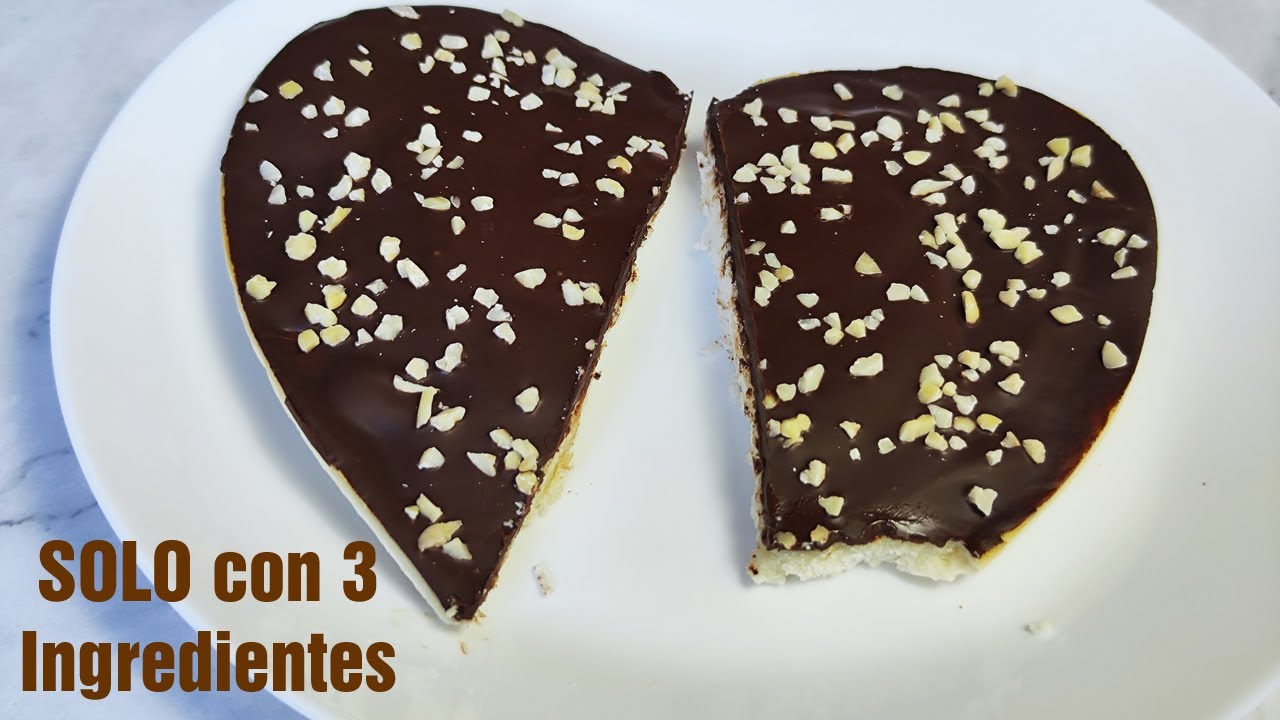 PALMERA de CHOCOLATE | Postre con 3 ingredientes - YouTube