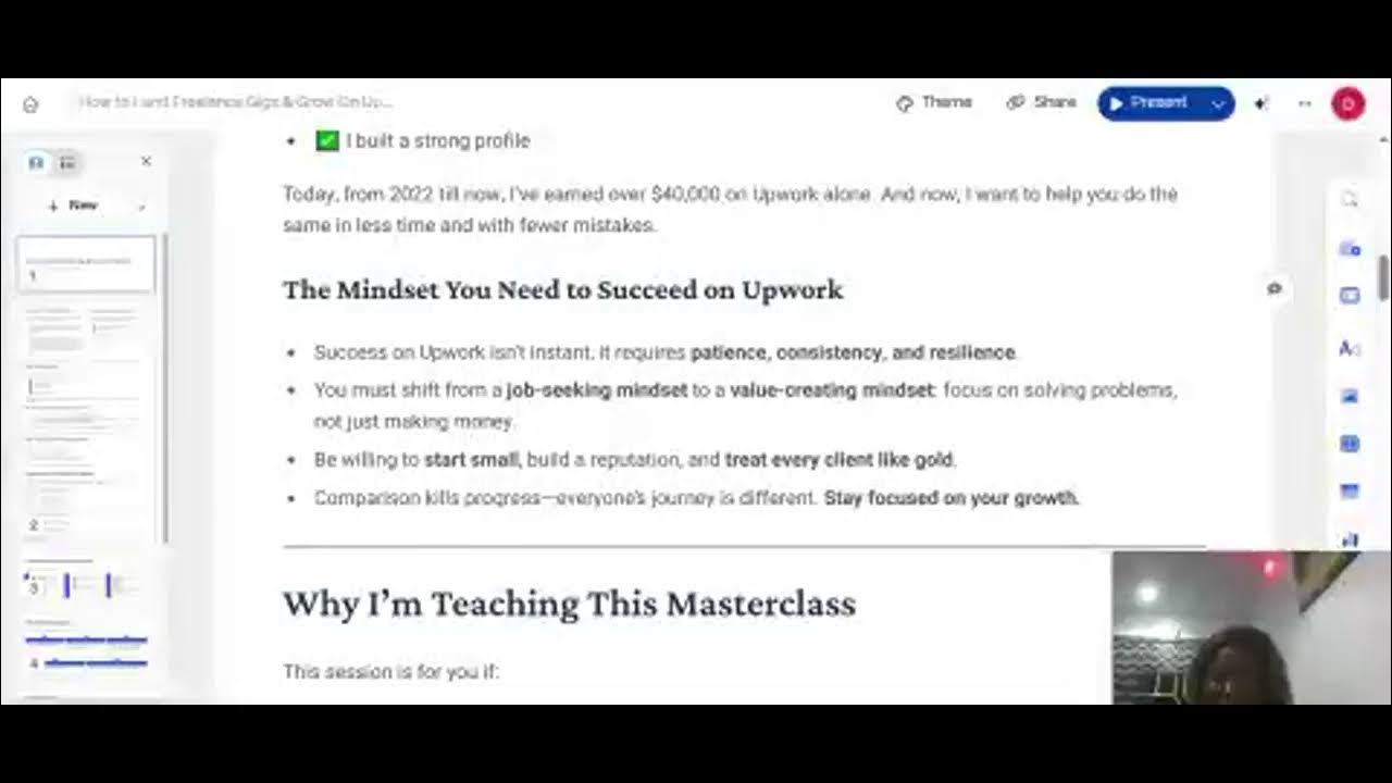 Upwork Masterclass: How to land freelance gigs and grow - YouTube