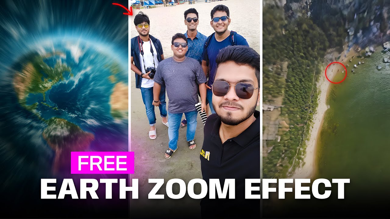 Instagram Viral Earth Zoom Effect Tutorial | Earth Zoom Out Effect FREE ...