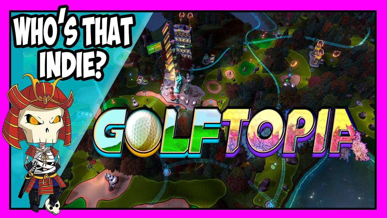 GOLFTOPIA Gameplay | The Futuristic Golf Course Tycoon Simulation Game ...