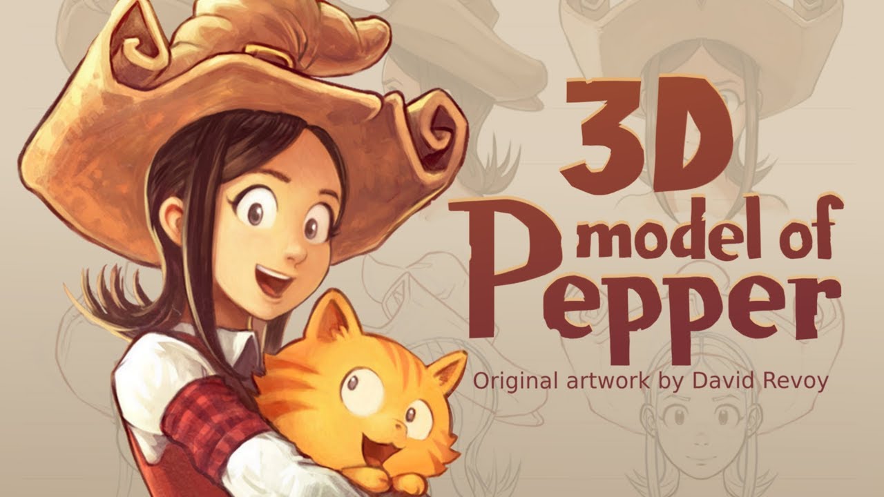 3D model of Pepper (crowdfunding) - YouTube