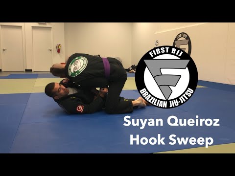 First BJJ- Hook Sweep - YouTube