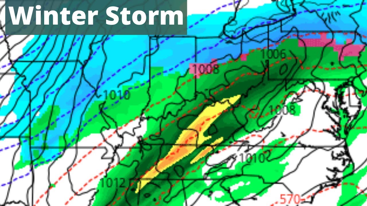 Winter Storm Mable Forecast - YouTube