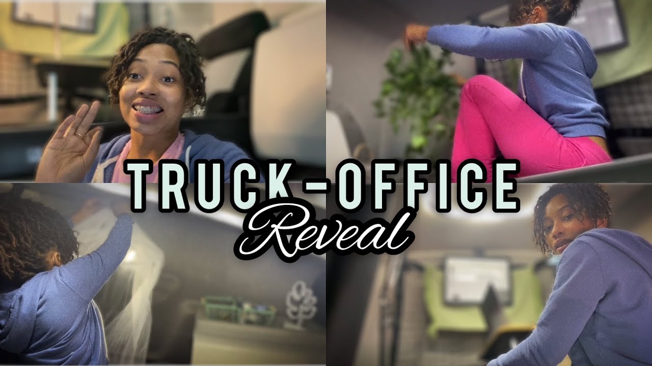 Creating an OFFICE Inside of my Semi-Truck | AFFORDABLE - YouTube