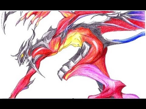 How to draw DIABLOS FINAL FANTASY VIII - Como dibujar Diablo ...