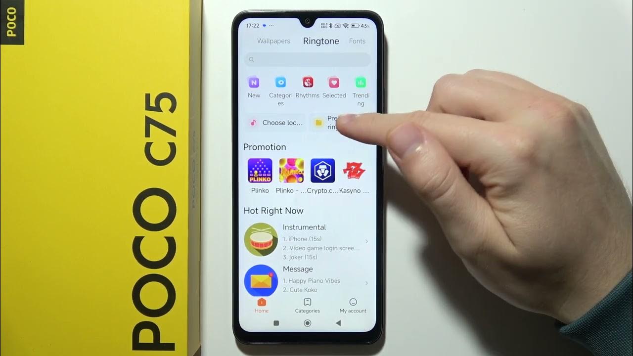 POCO C75: How to Change Notifications Sound - YouTube