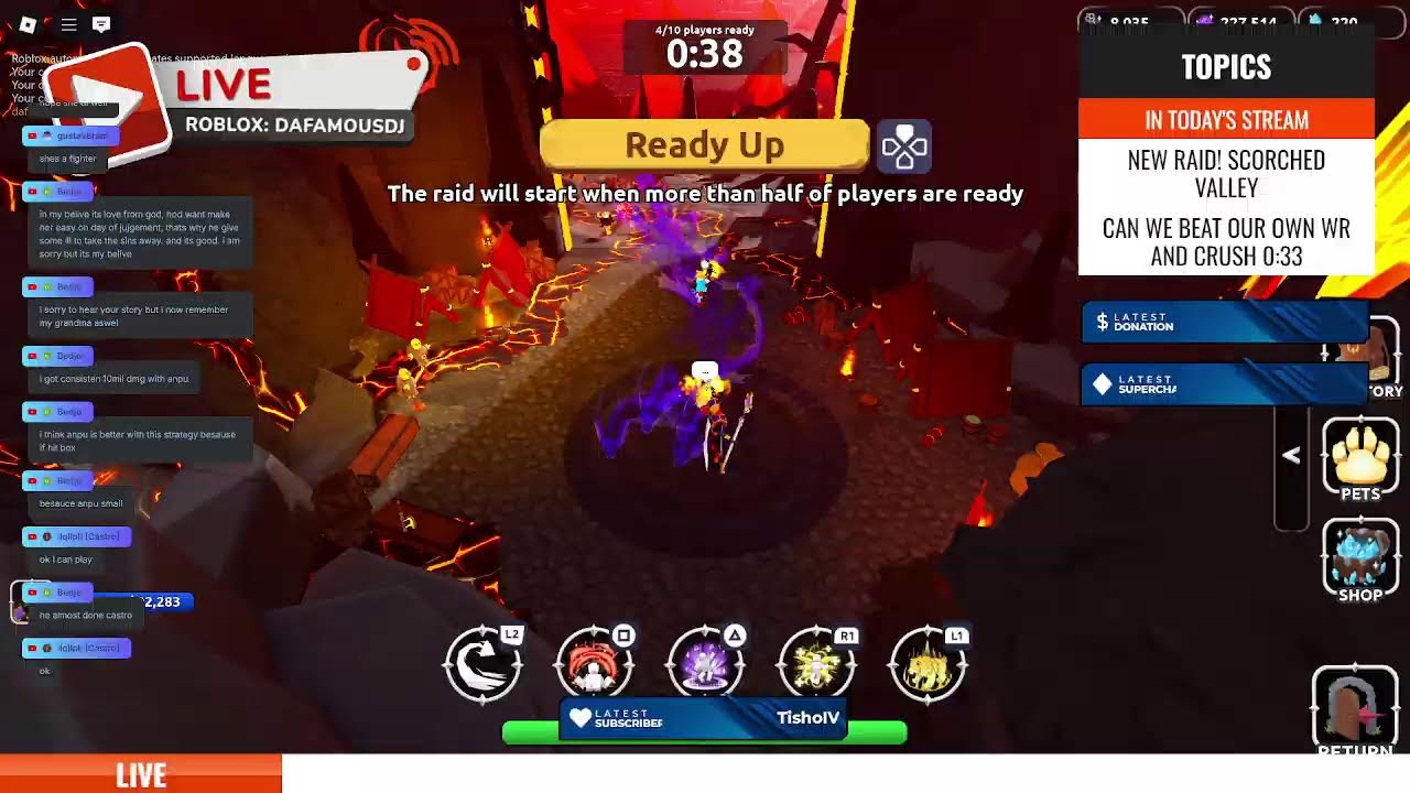 LIVE: Golden Realm Grinding with Bedjo & Brian : Dungeon Heroes Roblox ...