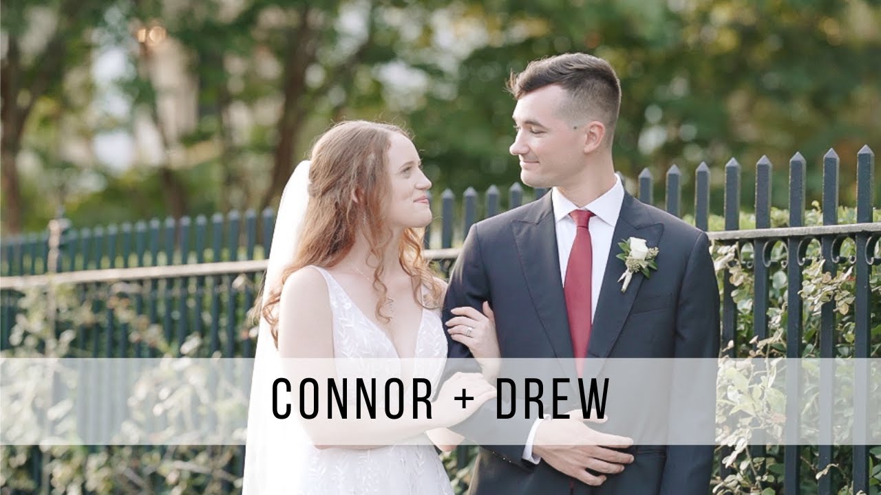 Connor and Drew's Romantic Downtown Charleston Elopement - YouTube