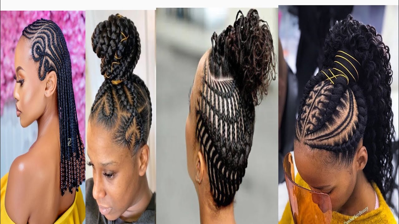 WOW!! SOME OF THEE BEST TRENDING CORNROW HAIRSTYLES🔥 - YouTube