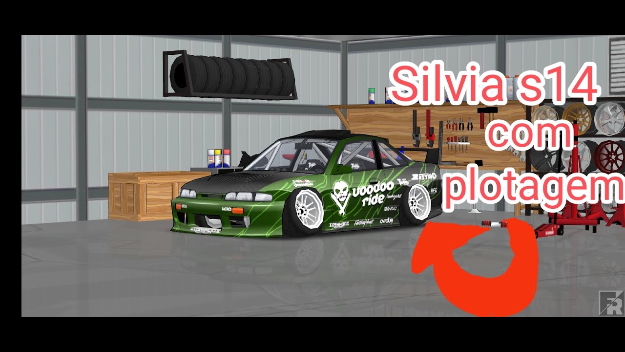 plotagem do silvia s14 zenki fr legends - YouTube