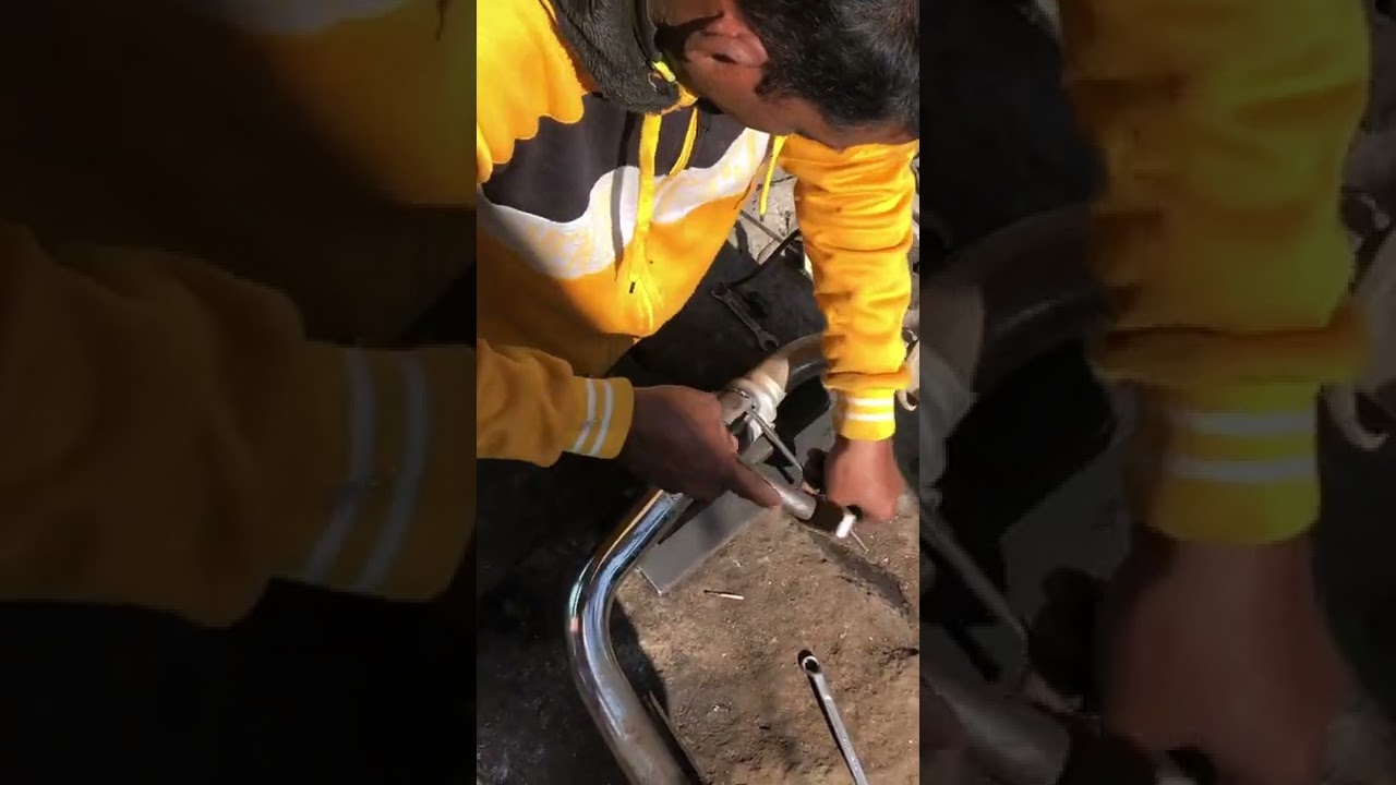 Bs6 Bullet bend pipe jali remove #bullet dug dug voice edit - YouTube