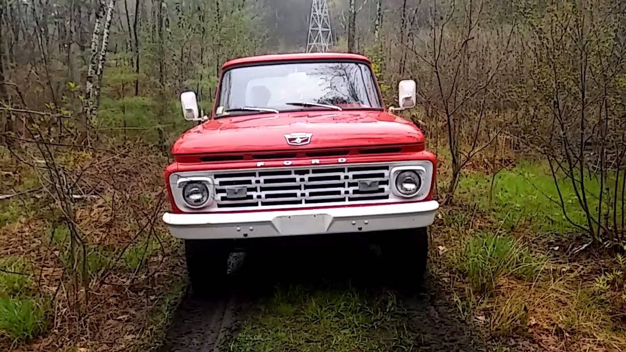 1963 ford f250 off road rock crawl mudding - YouTube
