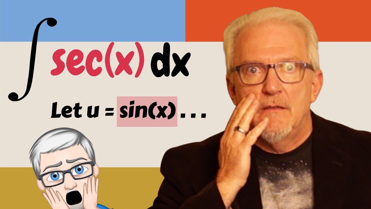 Integration of sec x using a SURPRISING technique: How to integrate sec ...