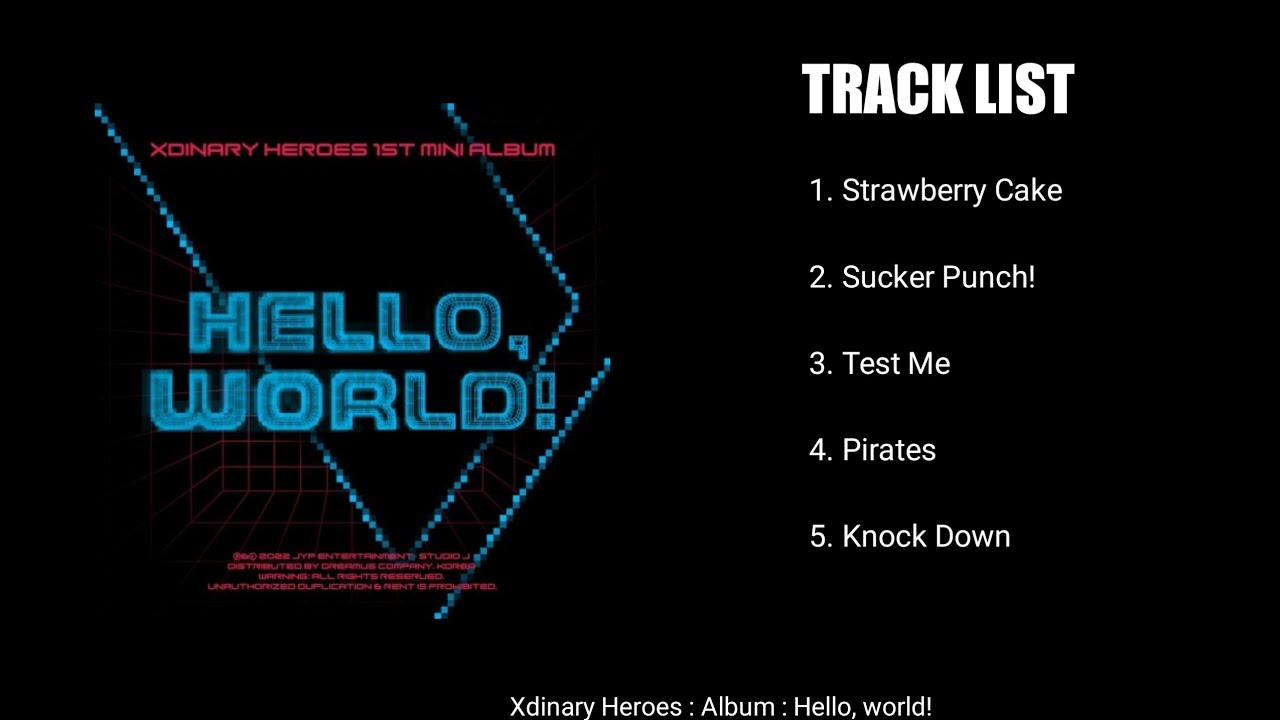 Xdinary Heroes FULL ALBUM Hello, World! - YouTube