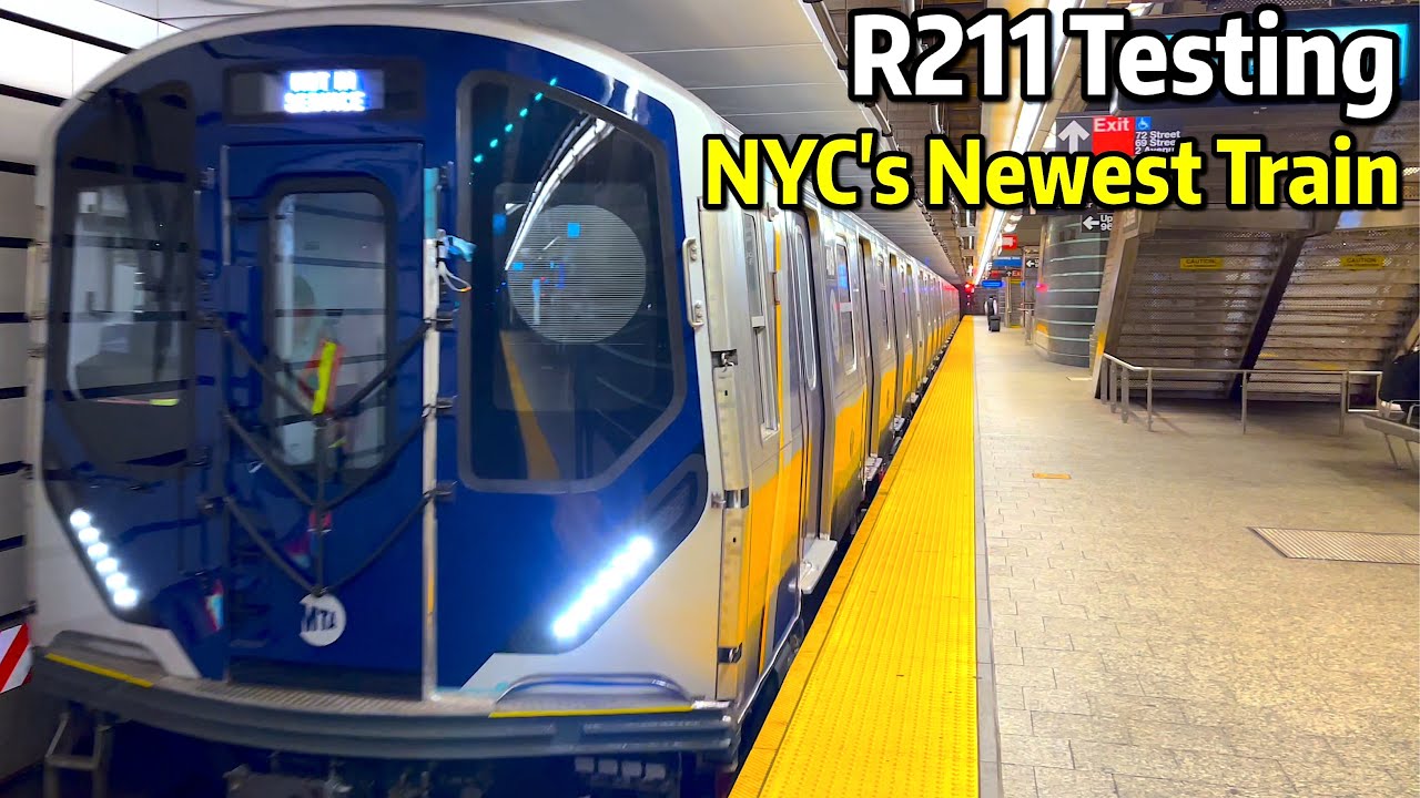 ⁴ᴷ⁶⁰ New R211 Subway Cars Thermal Capacity Testing on the N and Q Lines ...