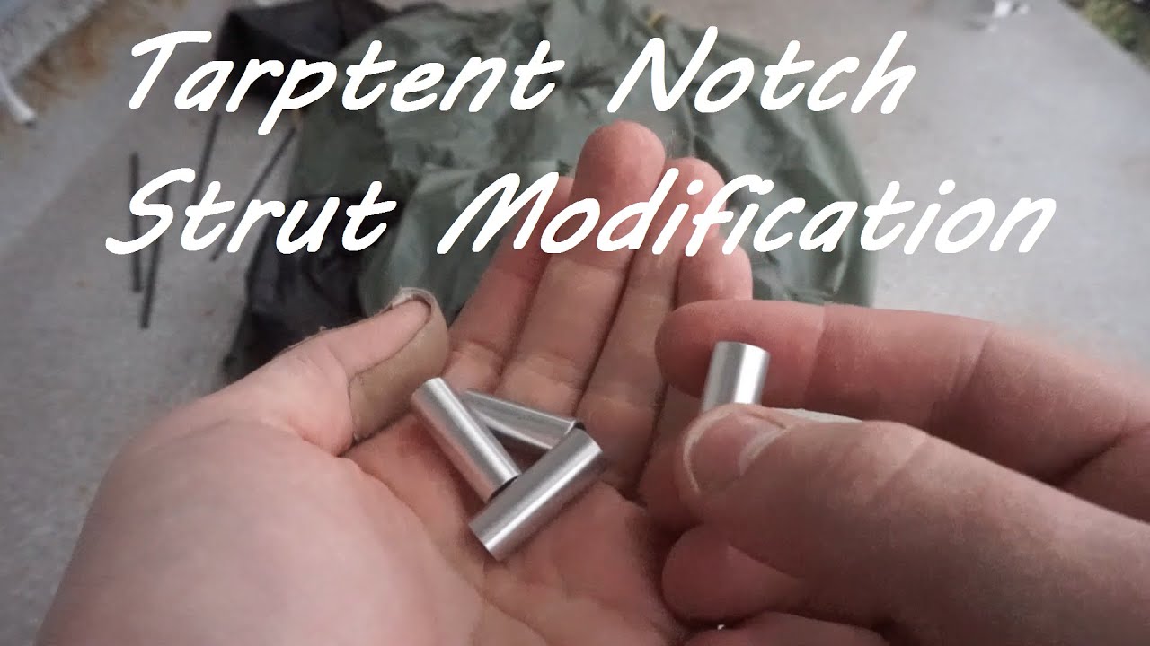 Tarptent Notch Strut Modification (2020 version) - YouTube
