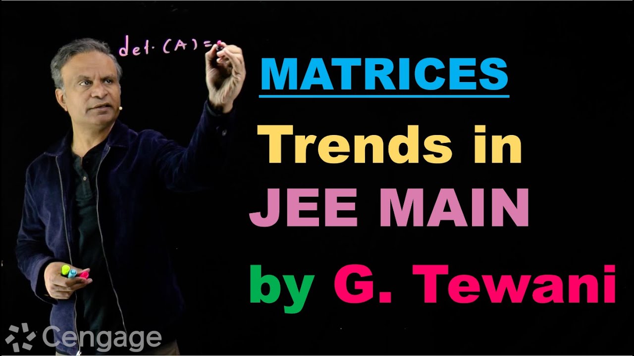 Mathematics | JEE Main 2023 | JEE Advanced | G Tewani | Cengage | Learn ...