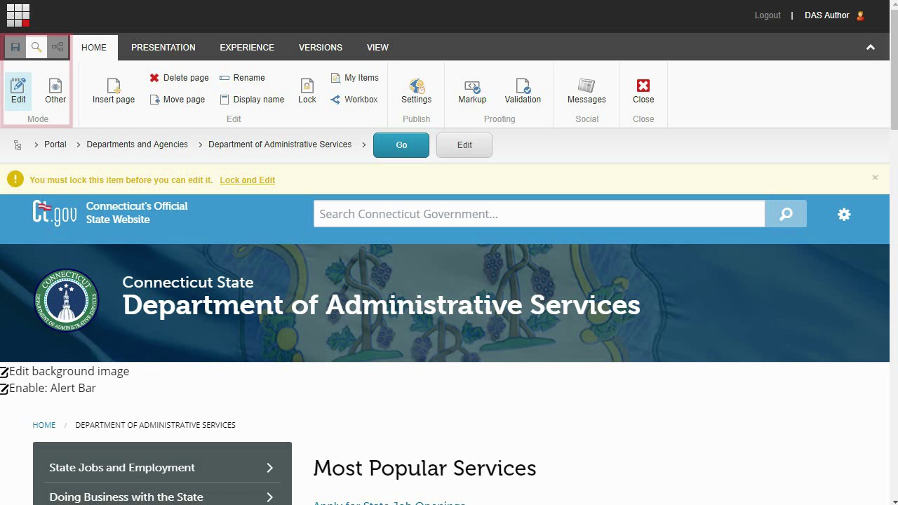 The Experience Editor Ribbon - YouTube