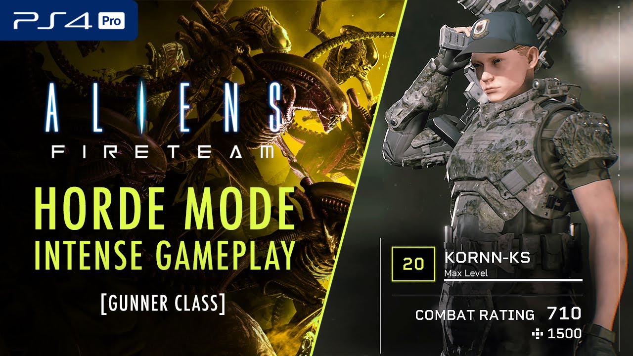 Aliens Fireteam Elite / Horde Mode Intense Gameplay - YouTube