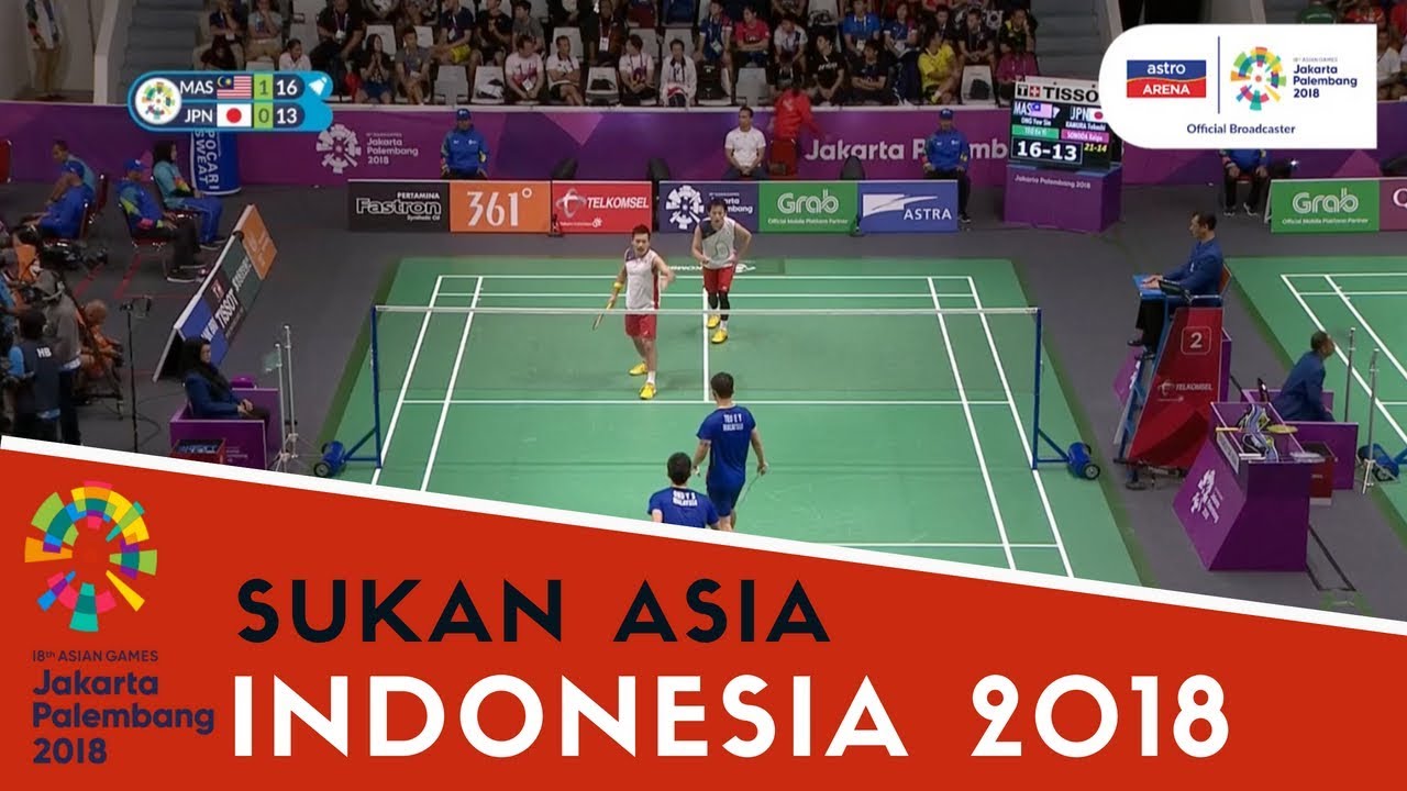 Sukan Asia Indonesia: Teo E.Yi & Ong Y.Sin | Badminton | Set 2 | MAS ...