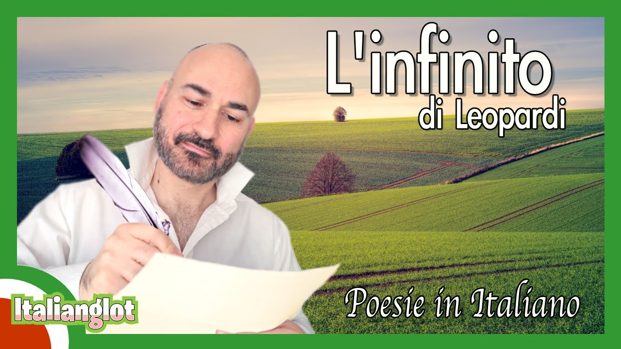 L’infinito di Giacomo Leopardi | Learn Italian with poems - YouTube