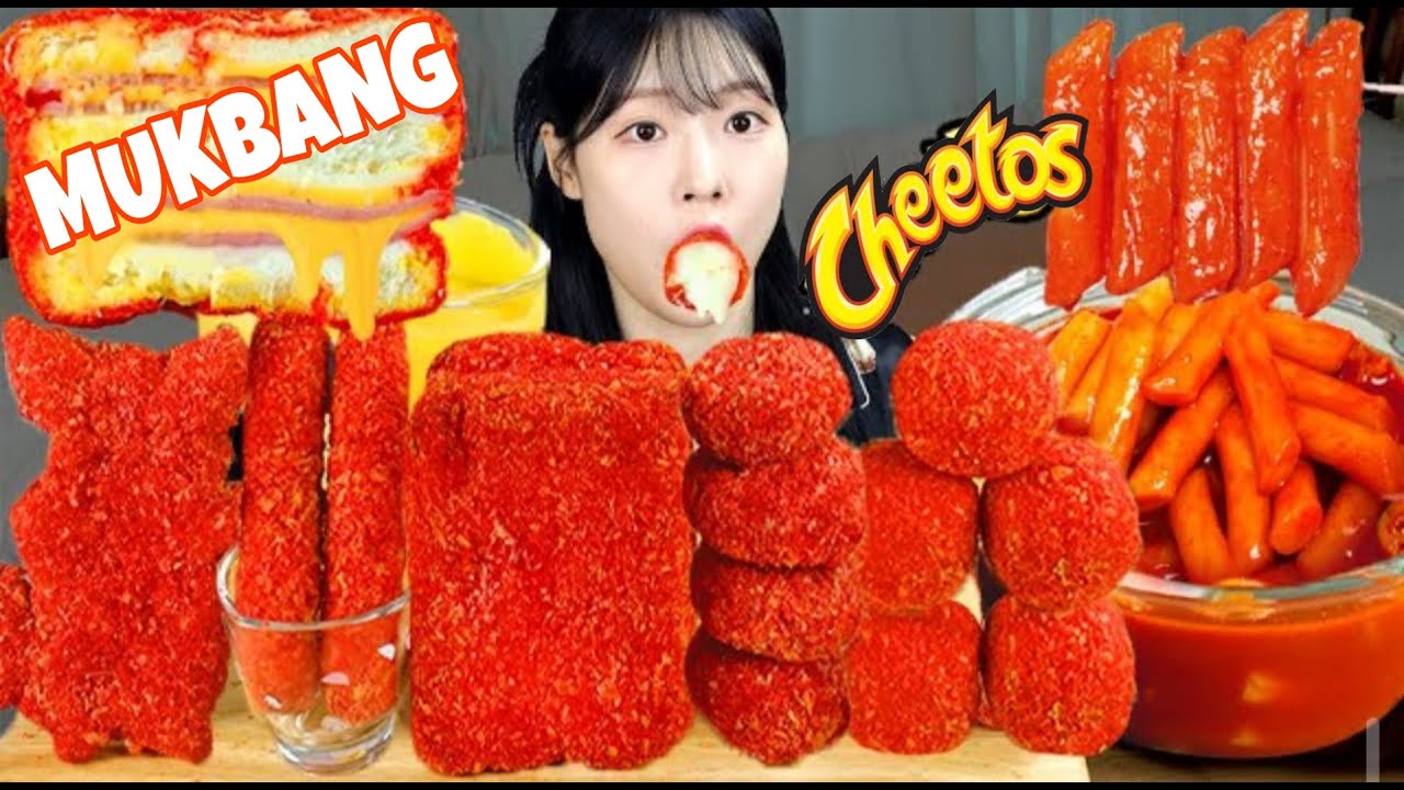 SULGI ASMR 2.0 | MUKBANG Cheetos! Cheese ball, Ham cheese Sandwich ...