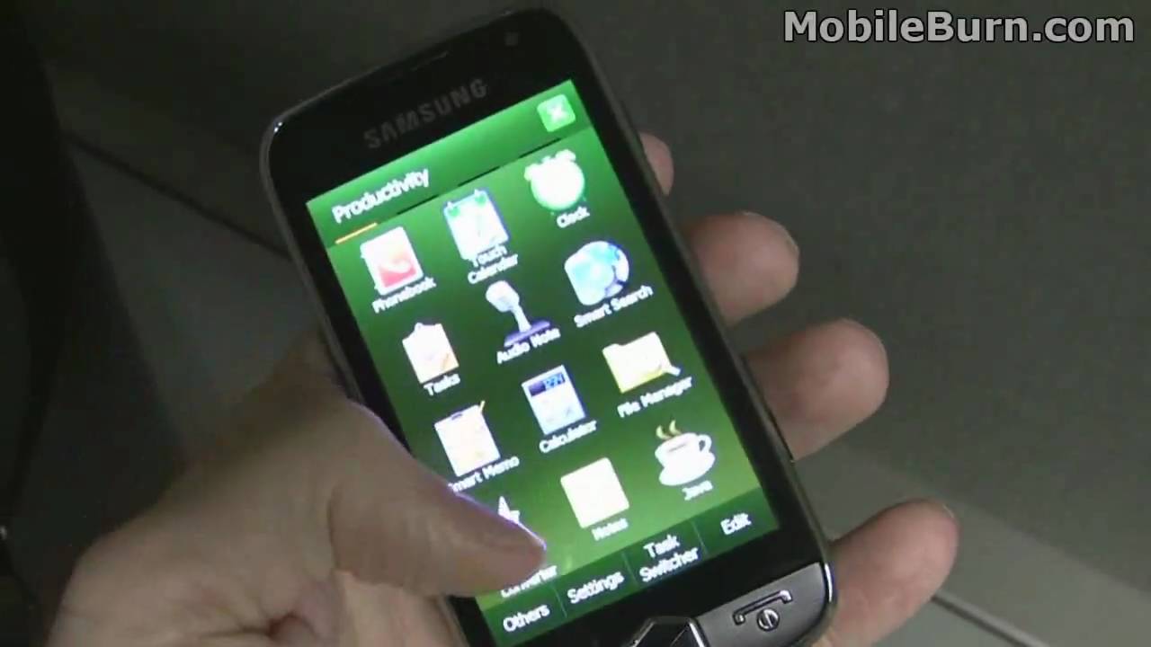 Samsung Omnia II - live first look - YouTube