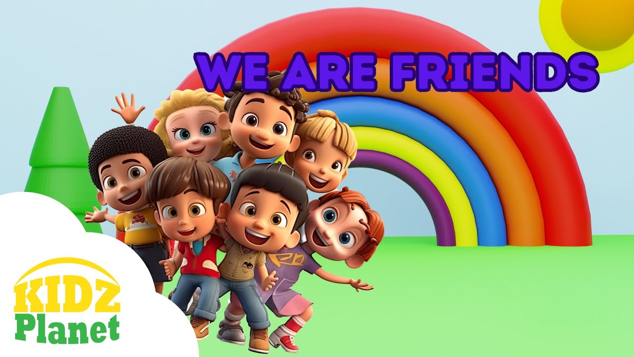 We are friends - Educational Rhymes for toddlers and kids - YouTube