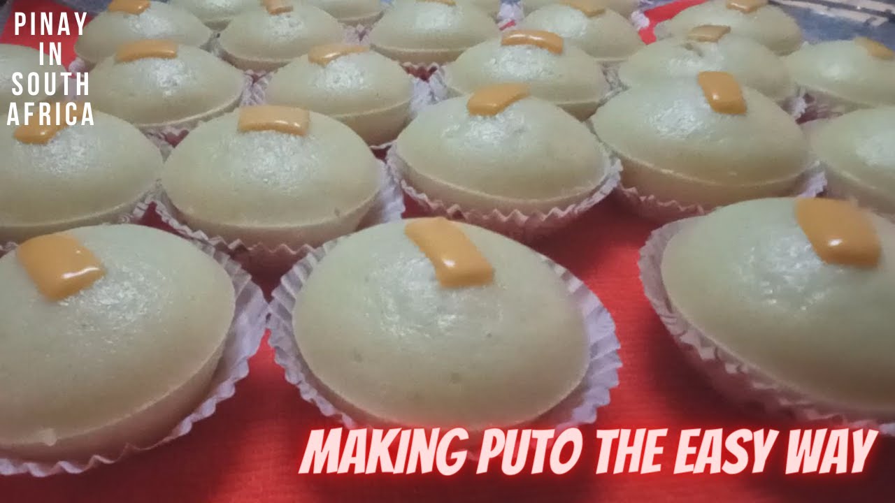 HOW TO MAKE PUTO IN EASY WAY - PINAY IN SOUTH AFRICA - YouTube
