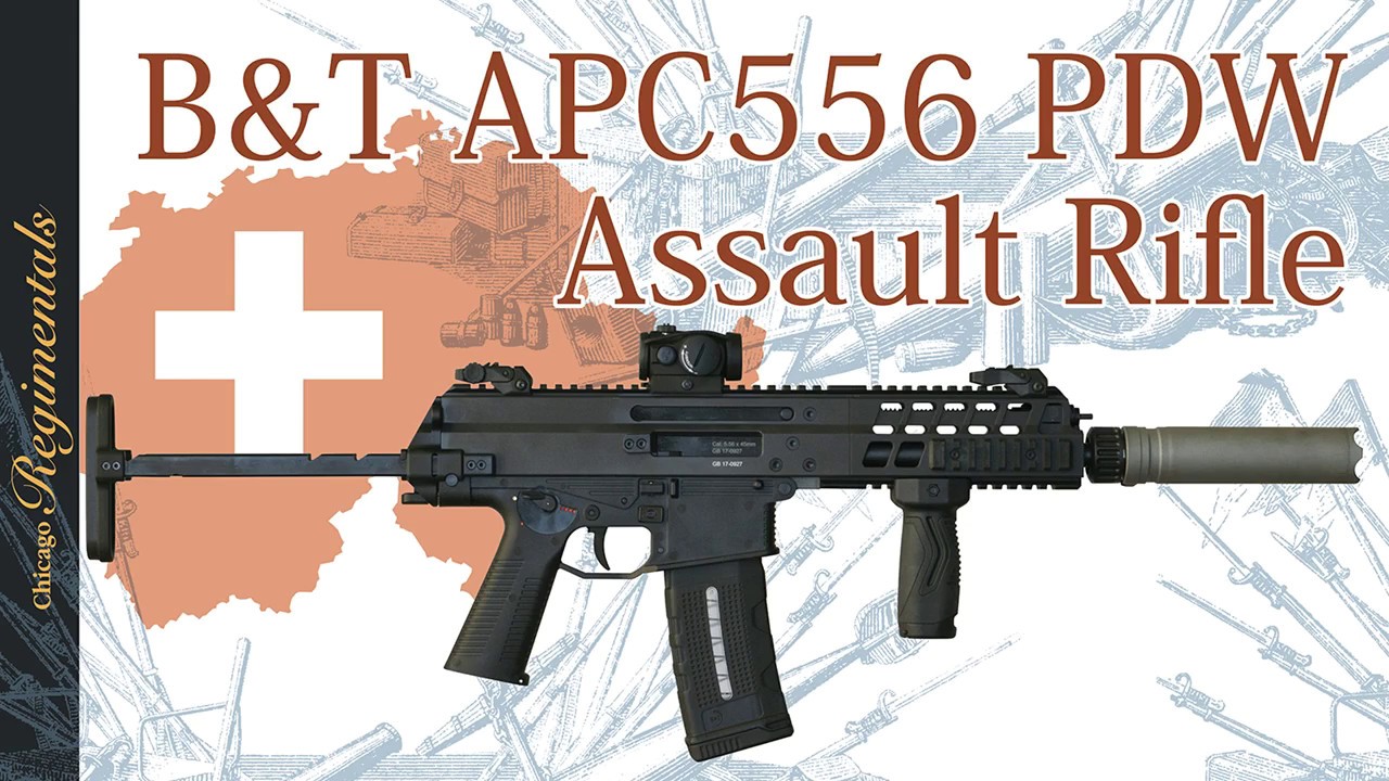 B&T APC556 PDW 自動小銃 (無可動実銃) "B&T APC556 PDW Assault Rifle" - YouTube