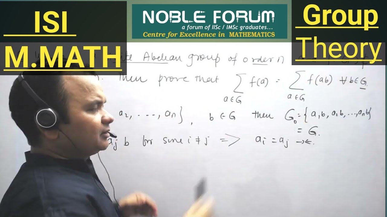 "ISI M.MATH Group Theory Solution 2023: Key Concepts and Problem ...
