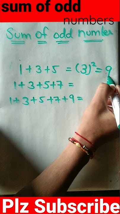 Sum of odd numbers find easily by |math trick| #odd #UPSC #SSC #cgsl # ...