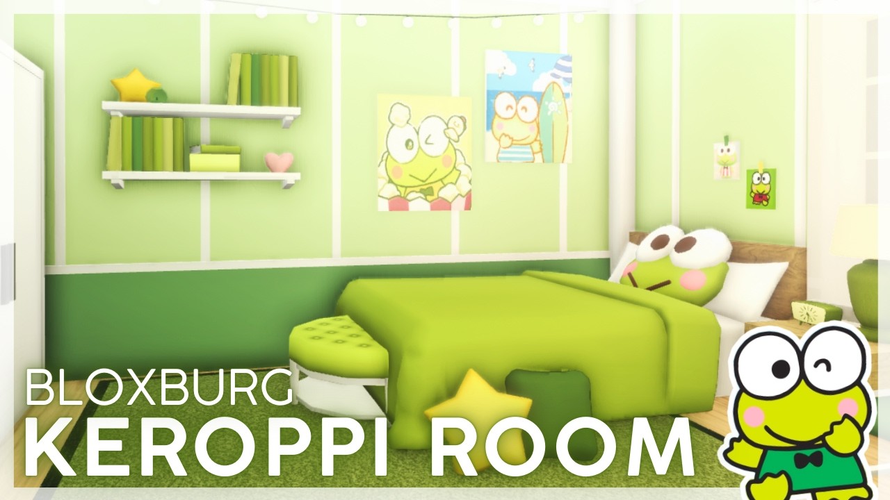 BLOXBURG | Building a KEROPPI Room | Roblox | Sanrio build - YouTube