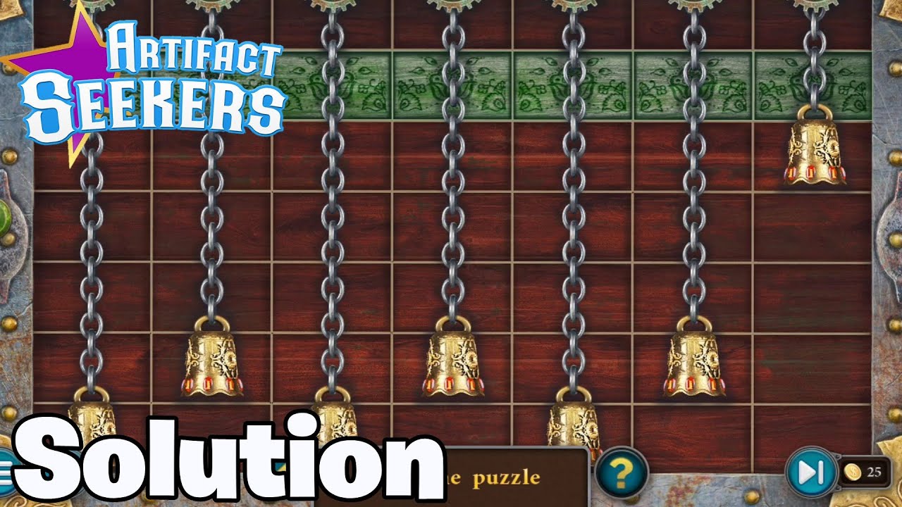 Artifact Seekers - Mini Game Puzzle 12 Align bells - Solution - YouTube