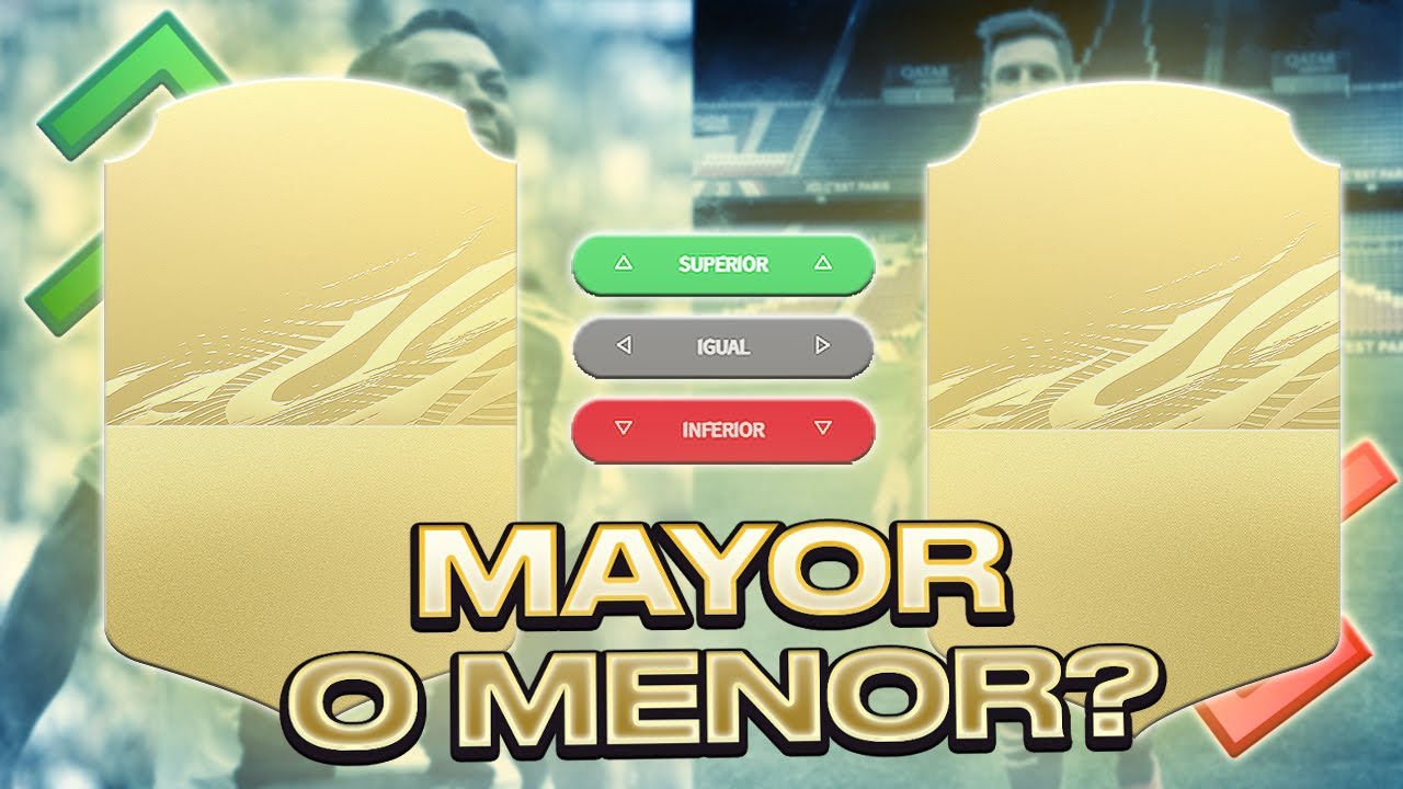 ¿CUÁNTO SABÉS DE FIFA 21? 🧐 - MAYOR O MENOR CON JUGADORES DE FIFA ...
