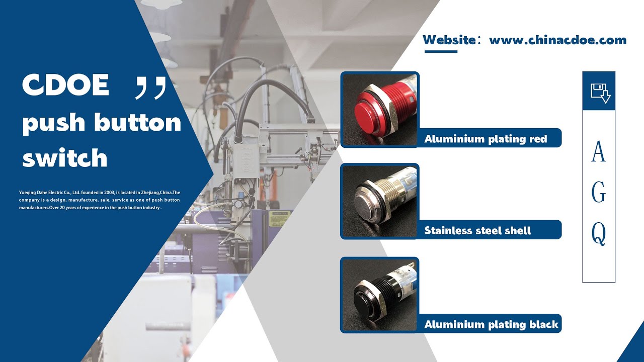 Aluminium plating red metal push button 16mm momentary high head switch ...