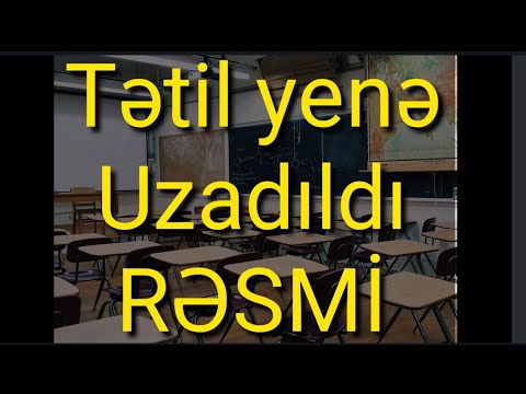 Təhsil müəssisələrində tətilin vaxtı uzadıldı - RƏSMİ