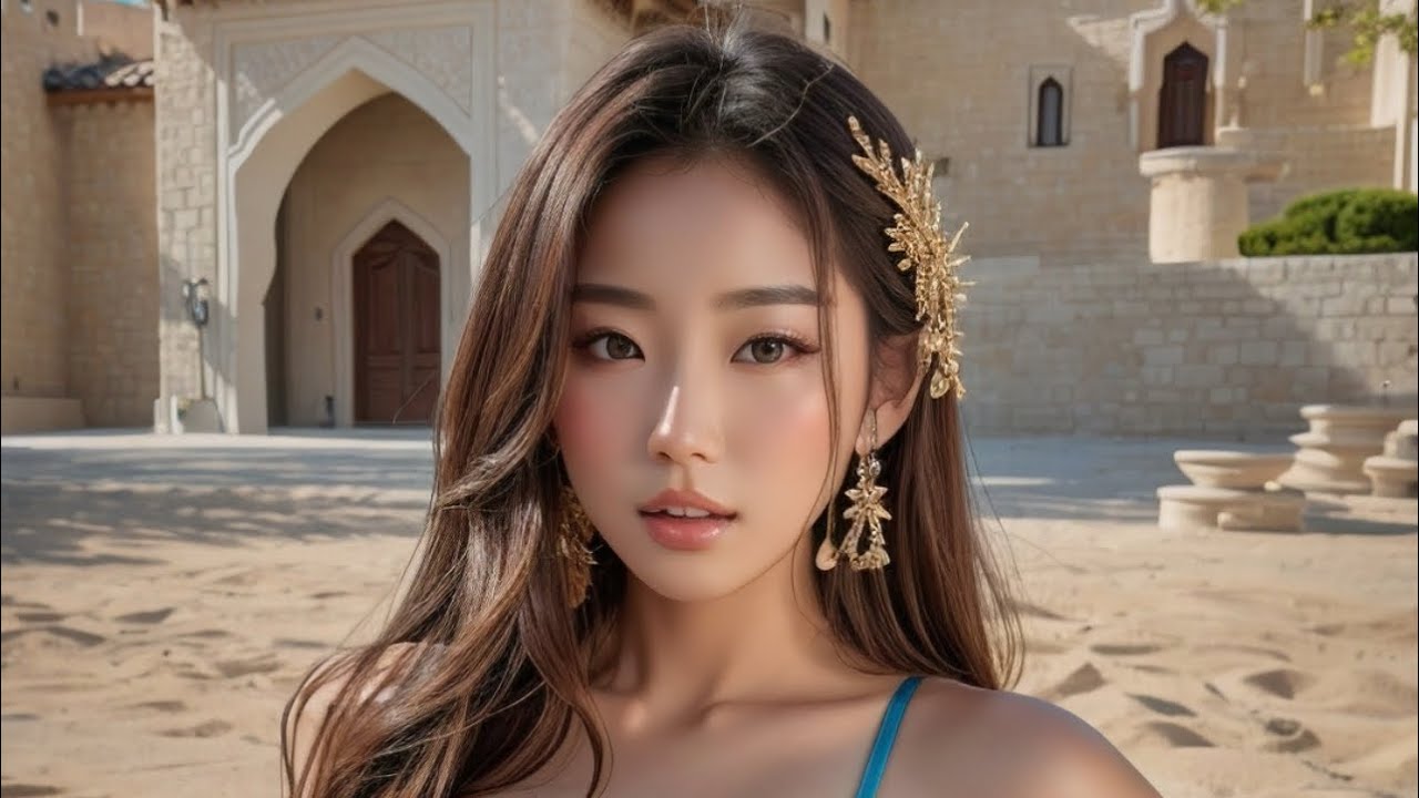 [4K] AI Lingerie: Summer Bikini in the Desert #ai #lookbook # ...