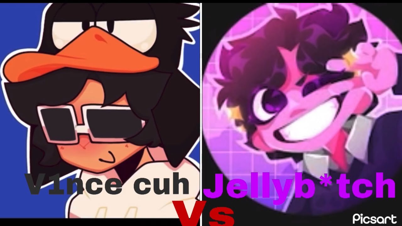 V1nce cuh vs jellyb*tch - YouTube