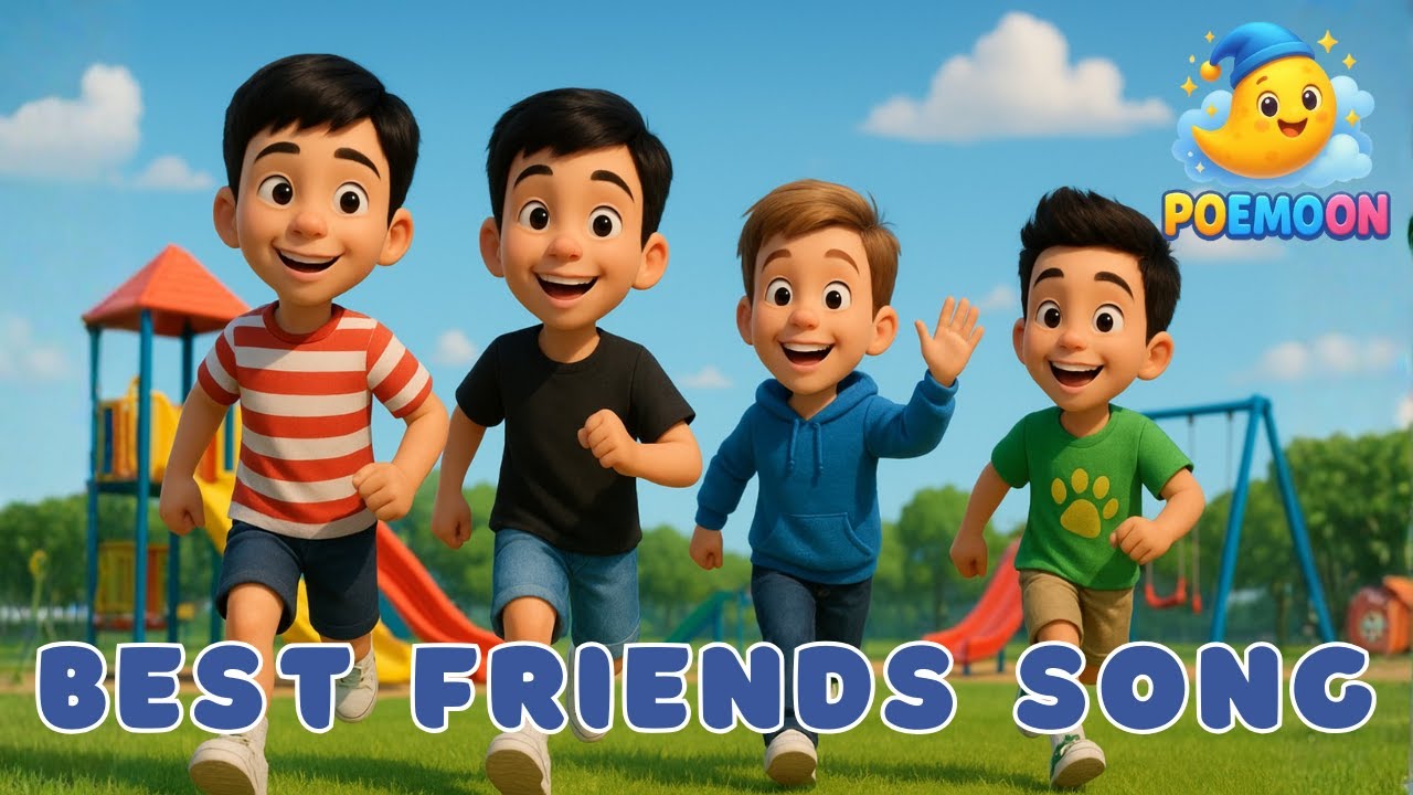 Best Friends Forever Song | Kids Fun & Learning | Friendship Rhyme by ...