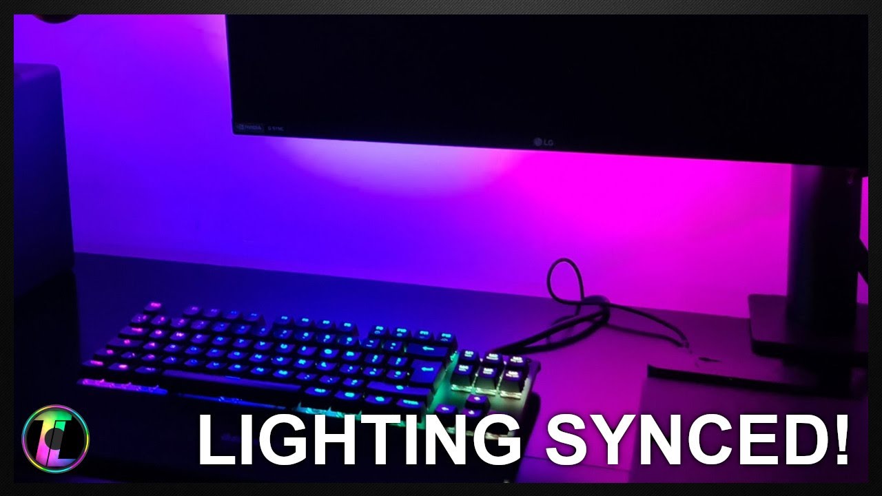 How to Sync Your PC & Desk RGB Lighting | Guide - YouTube