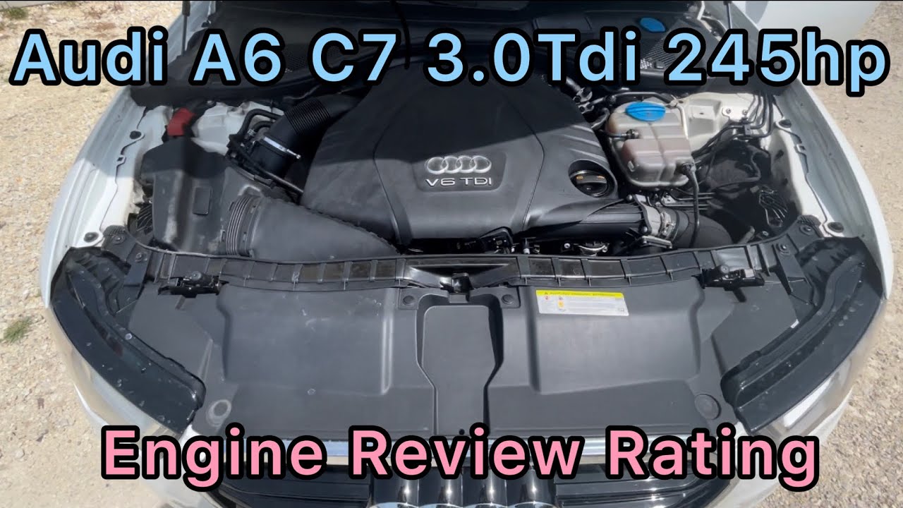 Audi A6 C7 3.0TDI Engine 245hp 2014 REVIEW - YouTube