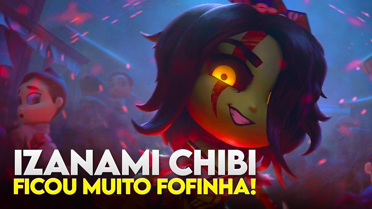 A nova skin chibi ficou MUITO fofa! IZANAMI ADC - ⚡ Smite BR Conquista ...
