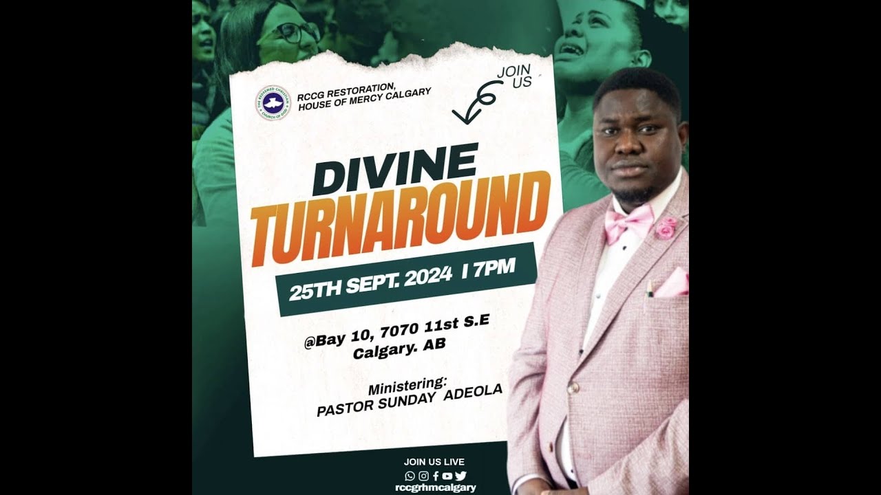 RCCG RHOM MID-WEEK SERVICE SEPT 25 2024 - DIVINE TURNAROUND- PASTOR ...